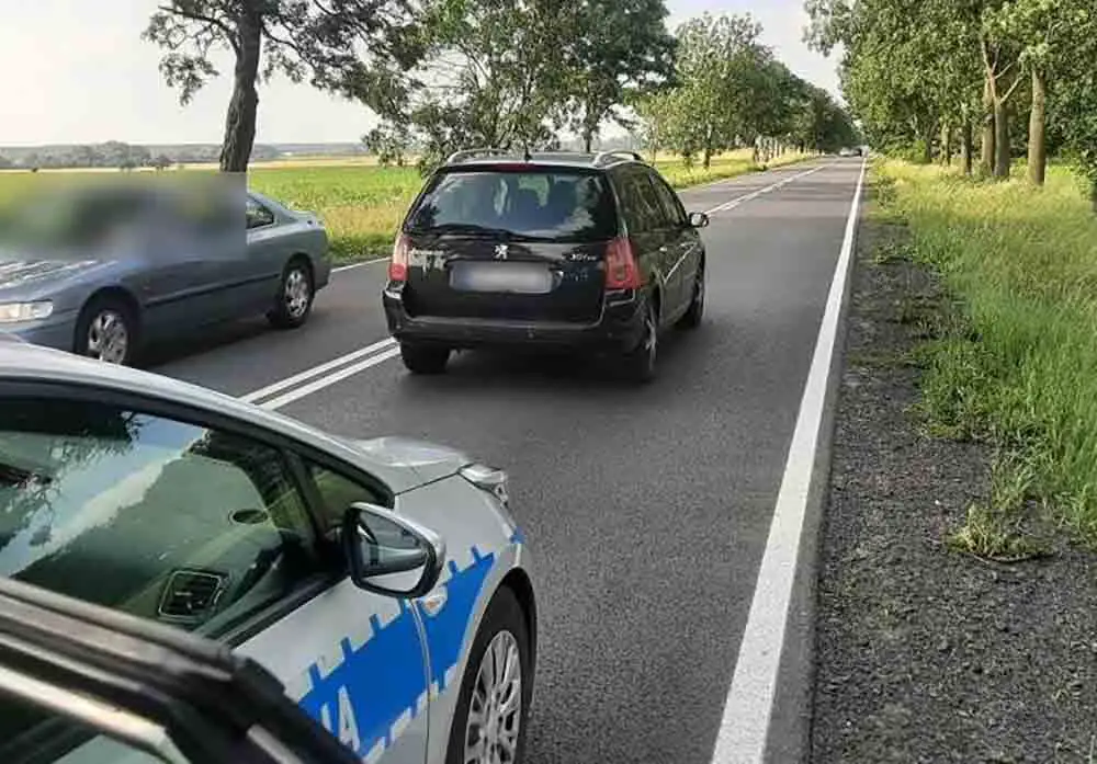 Kompletnie pijana matka wiozła peugeotem swoje dzieci. Jechała zygzakiem – Wielkopolska 112